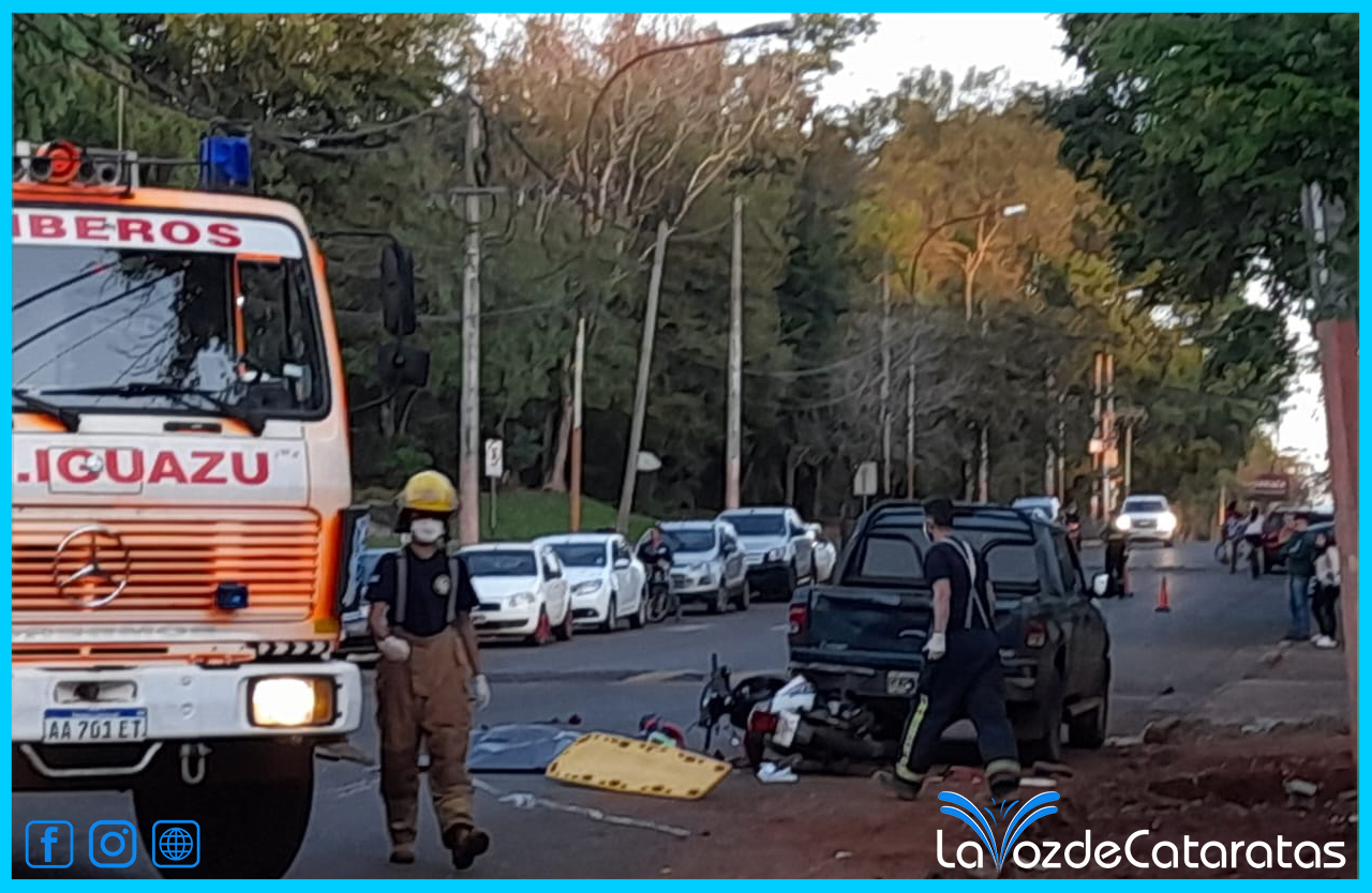 Accidente Fatal Muere Un Motociclista Al Impactar En Una Camioneta
