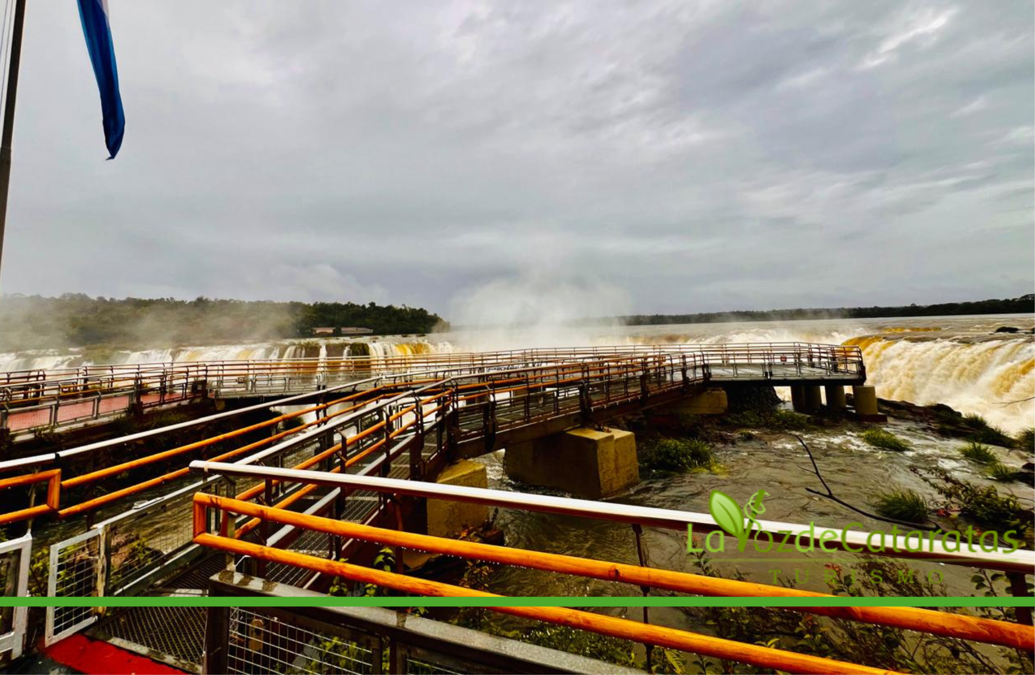 Cierran el acceso al circuito Garganta del Diablo, por crecida del río ...