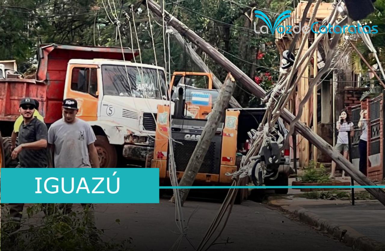 Más de 30 postes caídos y tendido destruido: el impacto del temporal en ...